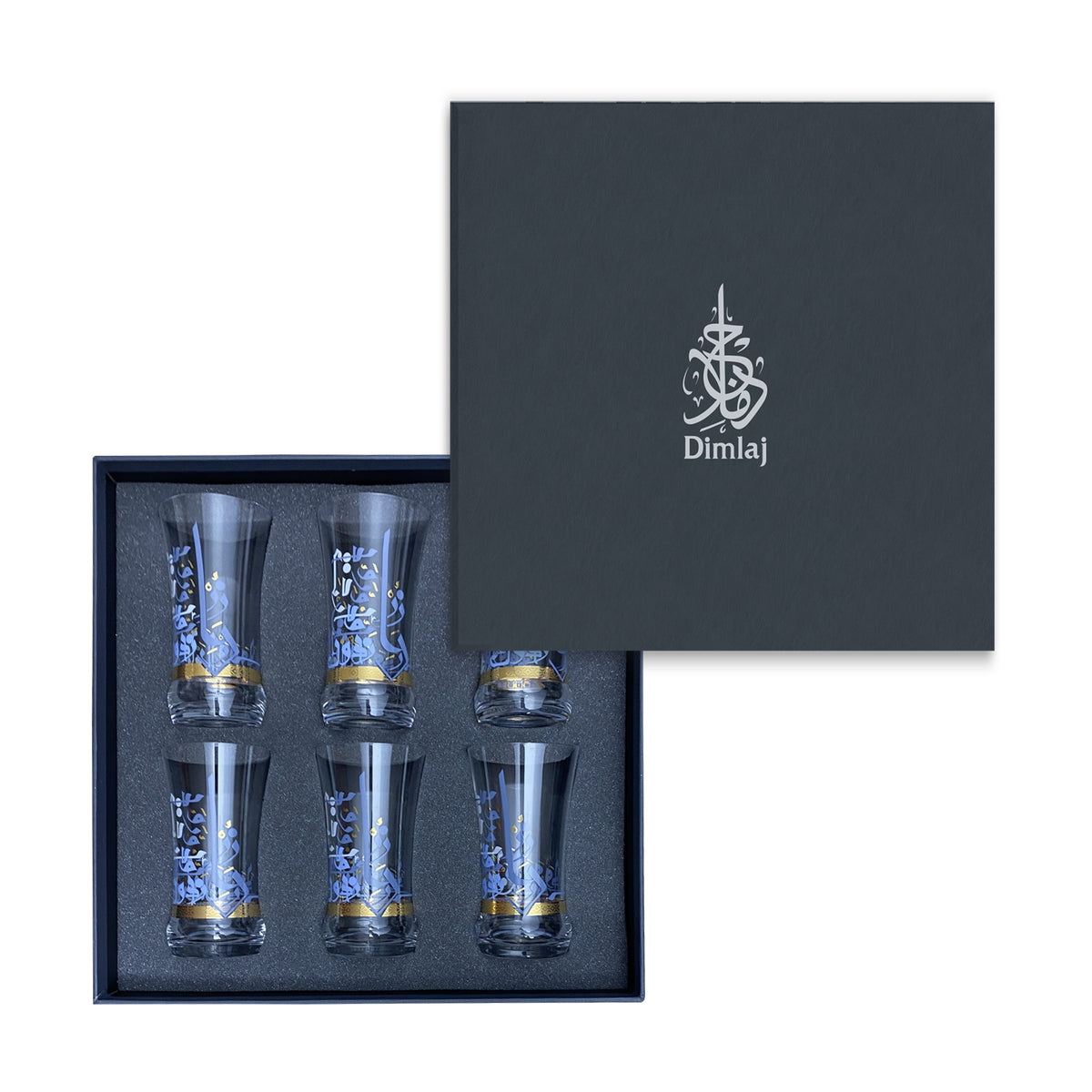 Shop Dimlaj Wadoud Set Of 6 Pcs Tumblers (Gold) Online | Jordan ...