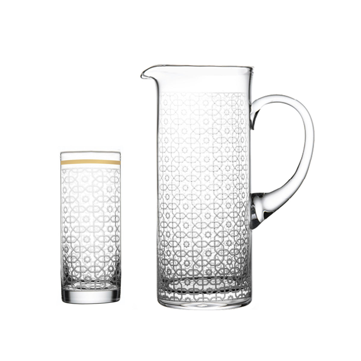 Shop Dimlaj Ivory Set of 7 Pcs Drinkset Online | Jordan – Dimlaj Jordan