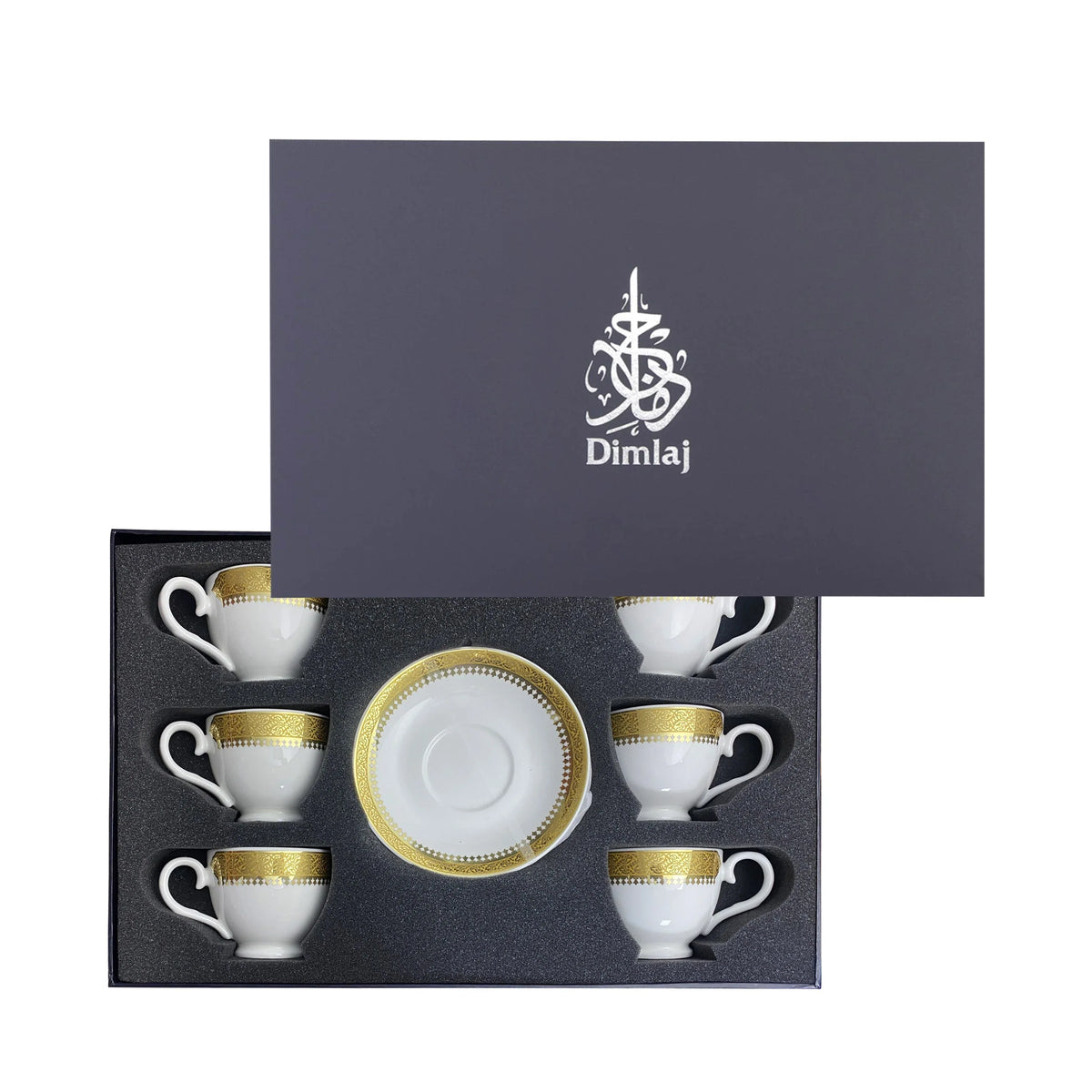 Shop Dimlaj Cordoba Set of 6 Pcs Turkish Coffee Cups Online | Jordan ...