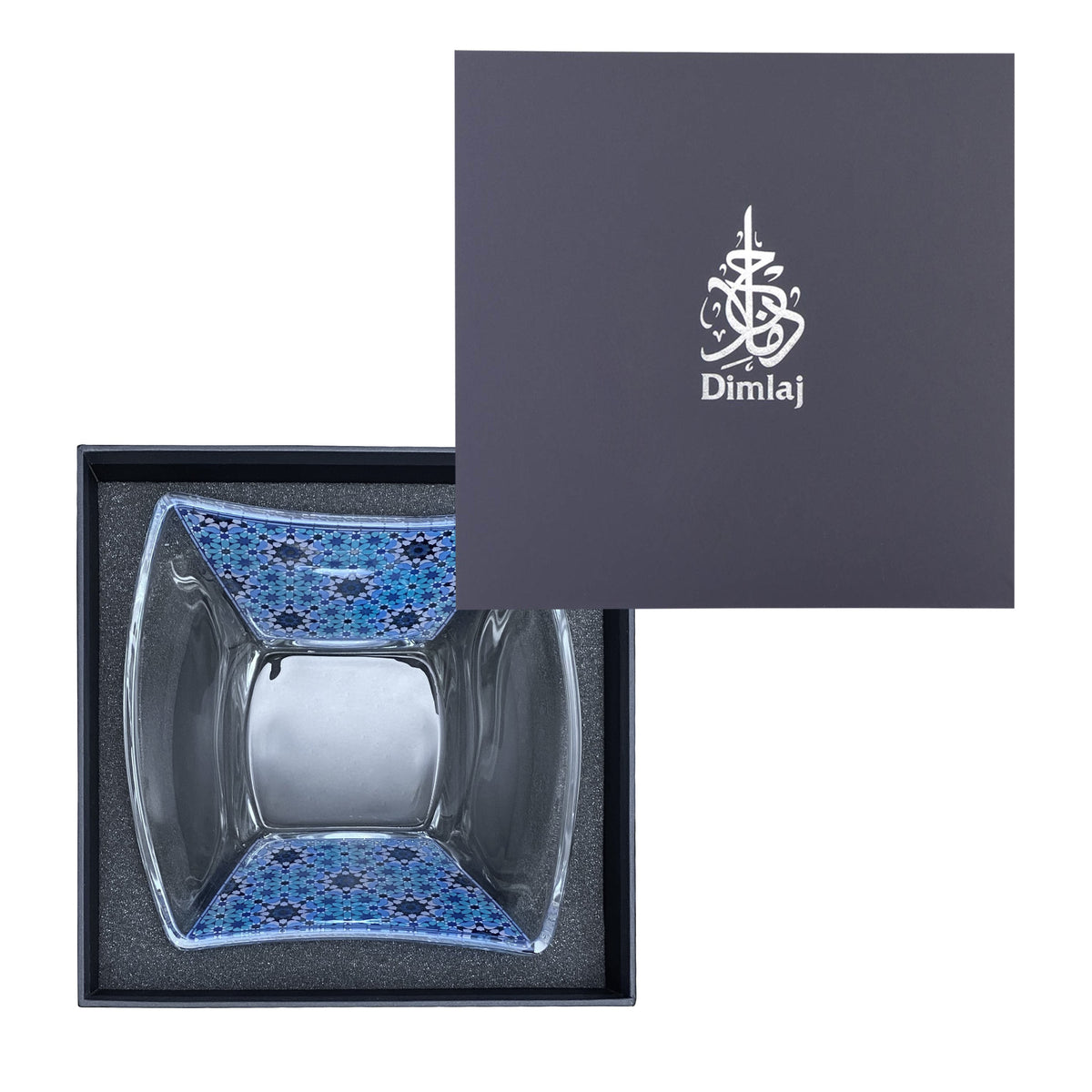 Shop Dimlaj Melange Glass Bowl (Platinum) Online | Jordan – Dimlaj Jordan